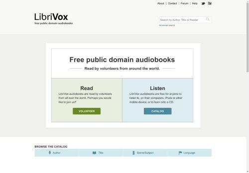 Librivox.org - Ask Question