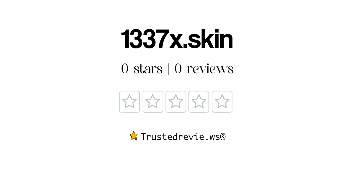 1337x.skin - Ask Question