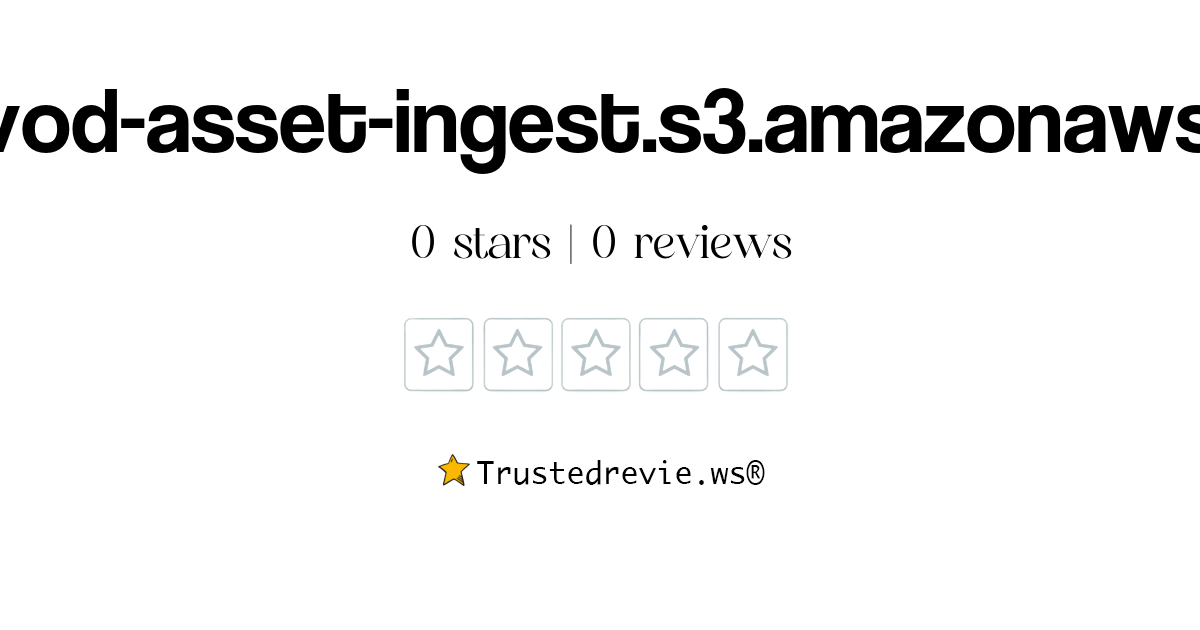 A24-vod-asset-ingest.s3.amazonaws.com - Ask Question