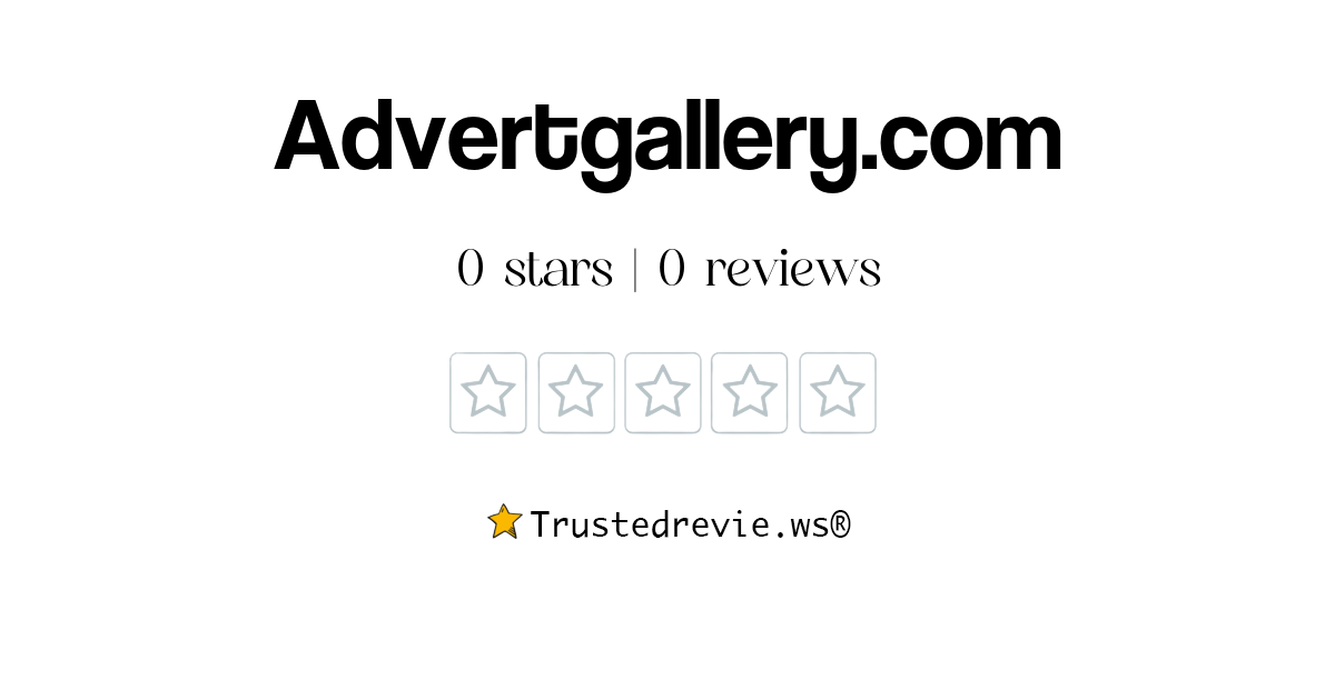 Advertgallery.com Review: Legit or Scam? [2025 New Reviews]