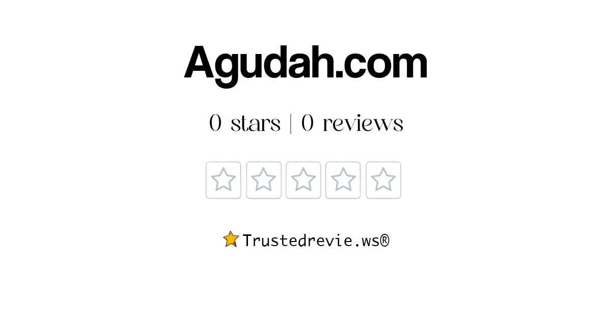 Agudah.com Review: Legit or Scam? [2026 New Reviews]