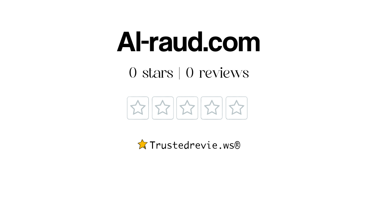 Al-raud.com Review: Legit or Scam? [2025 New Reviews]