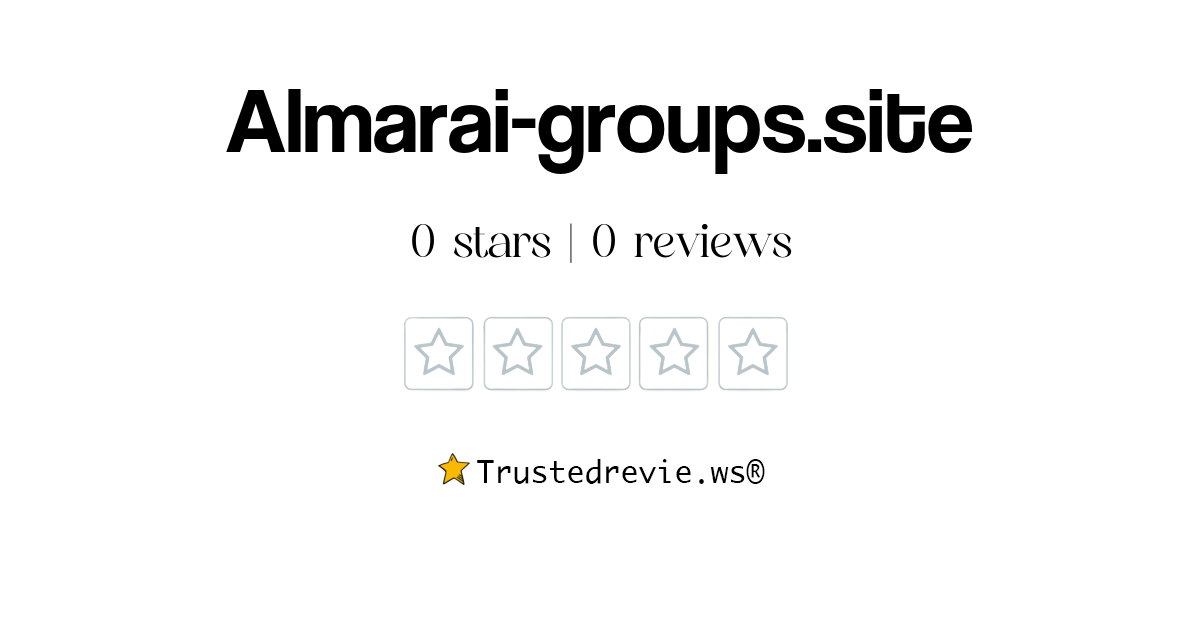 Almarai-groups.site Review: Legit or Scam? [2025 New Reviews]