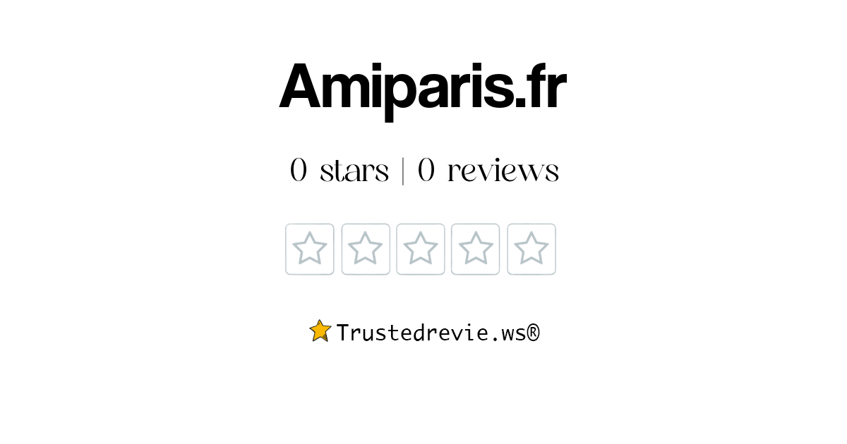 Amiparis.fr - Ask Question