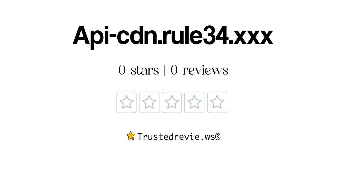 Api-cdn.rule34.xxx Review: Legit or Scam? [2025 New Reviews]