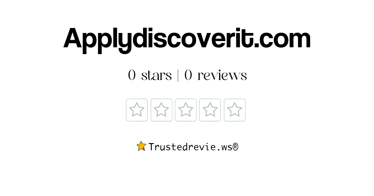 Applydiscoverit.com Review: Legit or Scam? [2024 New Reviews]