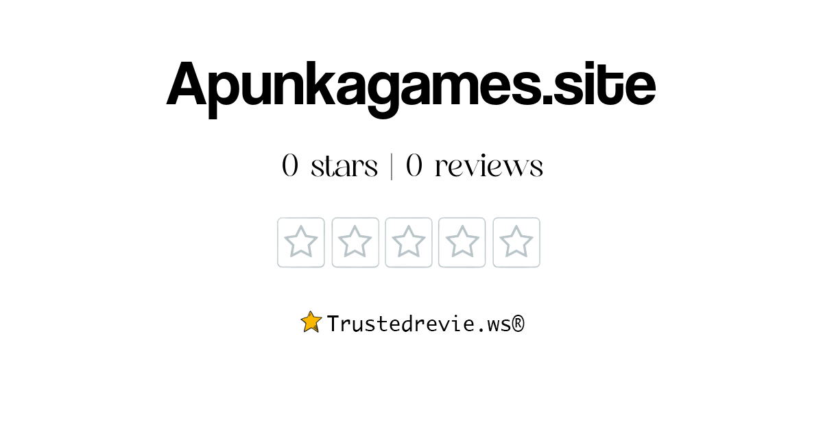 Apunkagames.site Review: Legit or Scam? [2024 New Reviews]
