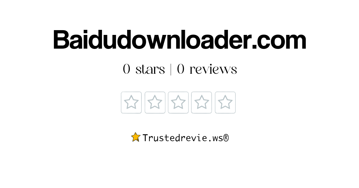 Baidudownloader.com Review: Legit or Scam? [2025 New Reviews]