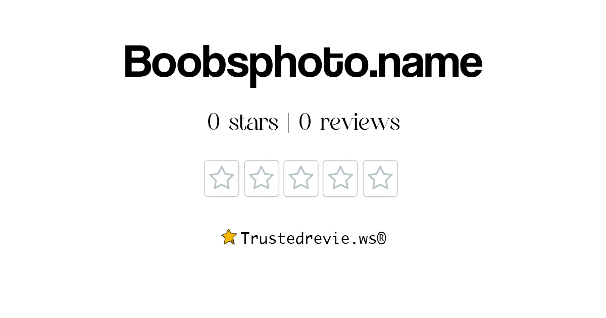 Boobsphoto.name Review: Legit or Scam? [2025 New Reviews]