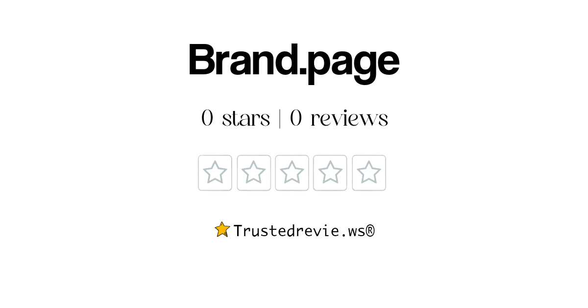 Brand.page Review: Legit or Scam? [2026 New Reviews]