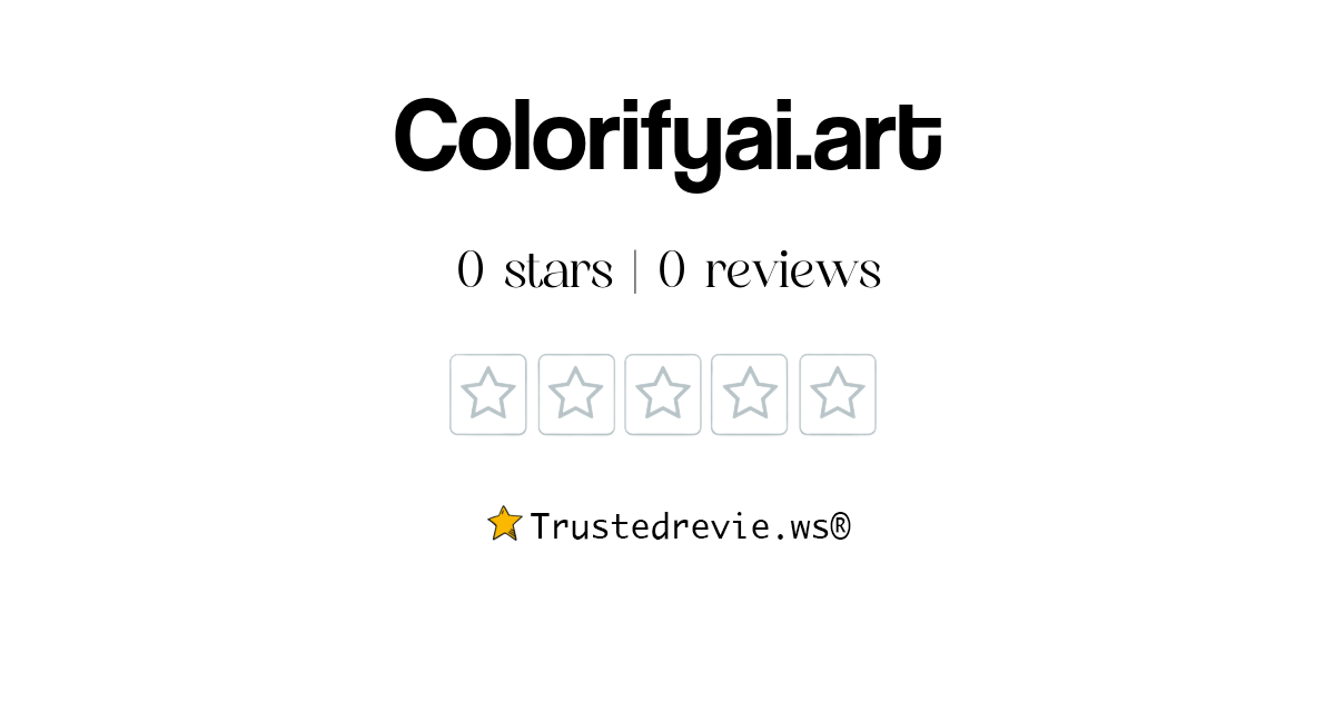 Colorifyai.art Review: Legit or Scam? [2025 New Reviews]
