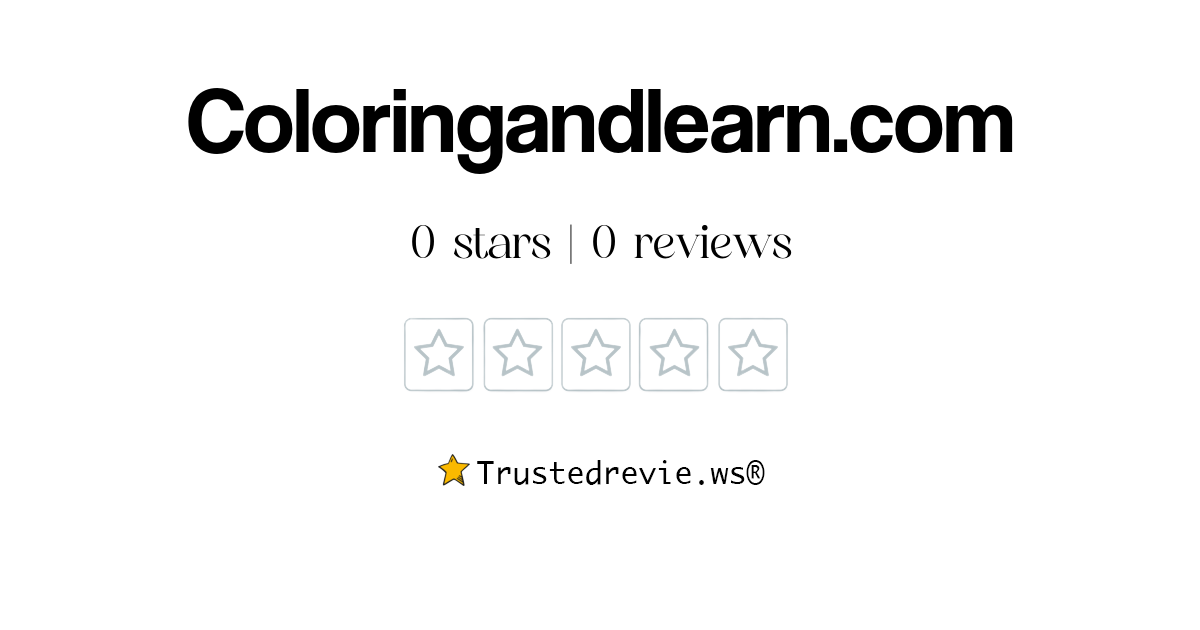 Coloringandlearn.com Review: Legit or Scam? [2024 New Reviews]