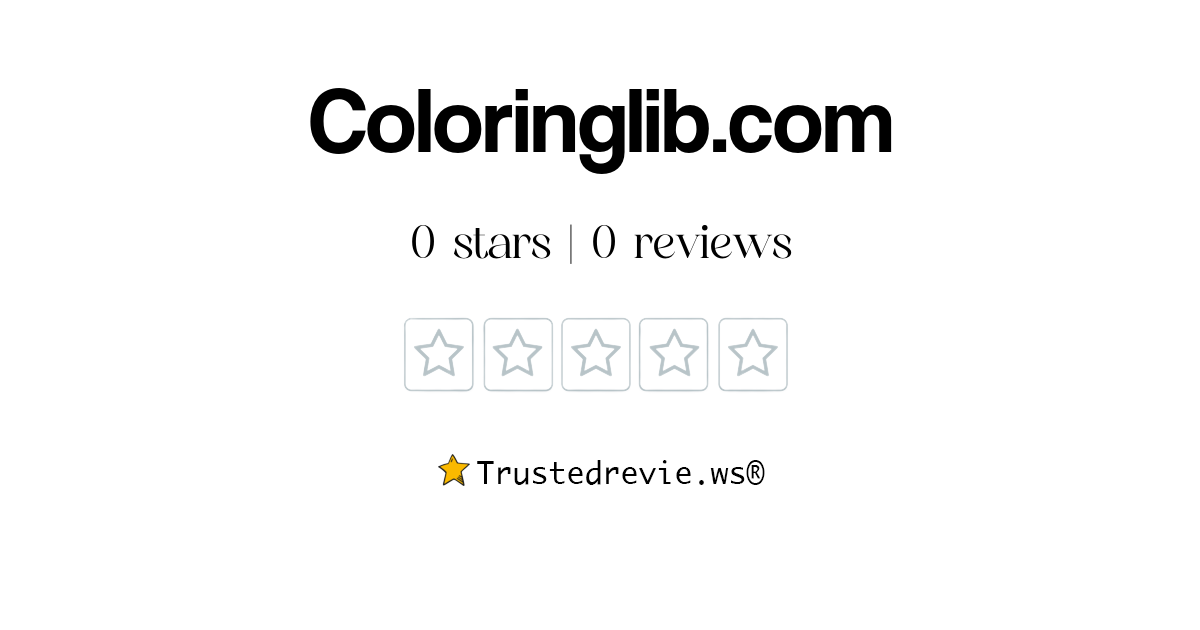 Coloringlib.com Review: Legit or Scam? [2026 New Reviews]