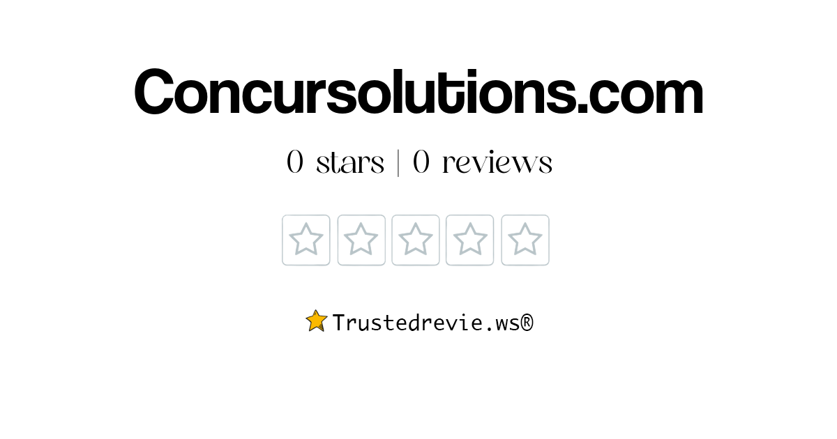 Concursolutions.com Review: Legit or Scam? [2024 New Reviews]
