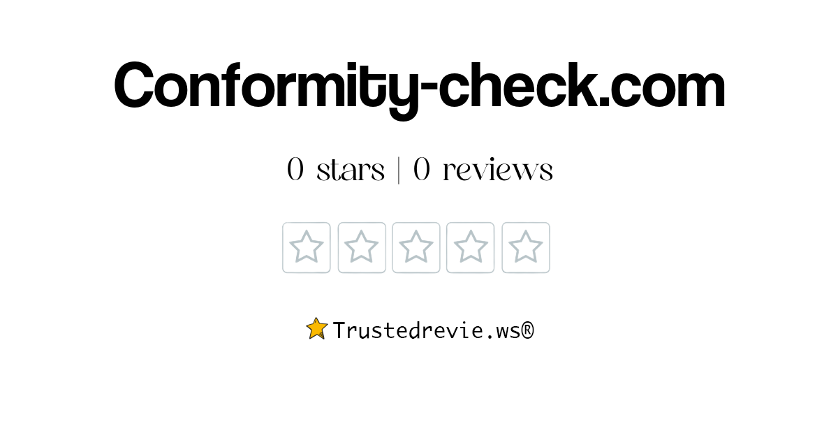 Conformity-check.com - Ask Question