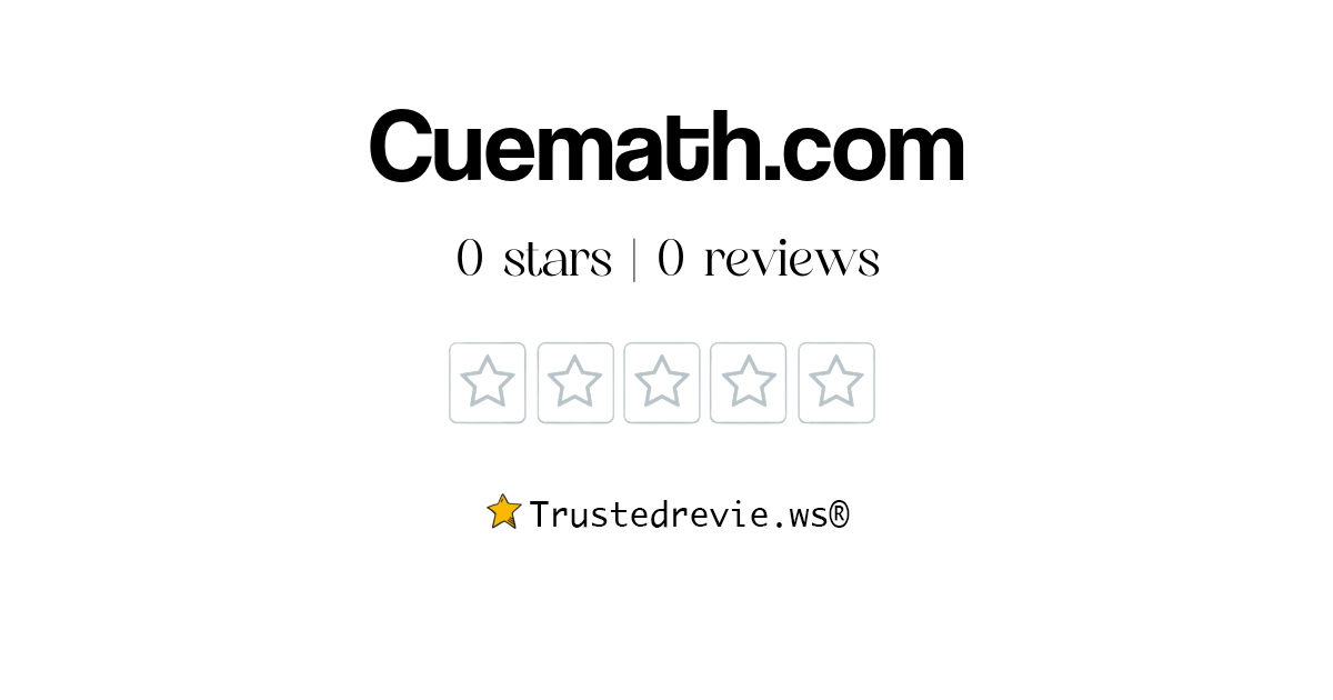 Cuemath.com Review: Legit or Scam? [2025 New Reviews]