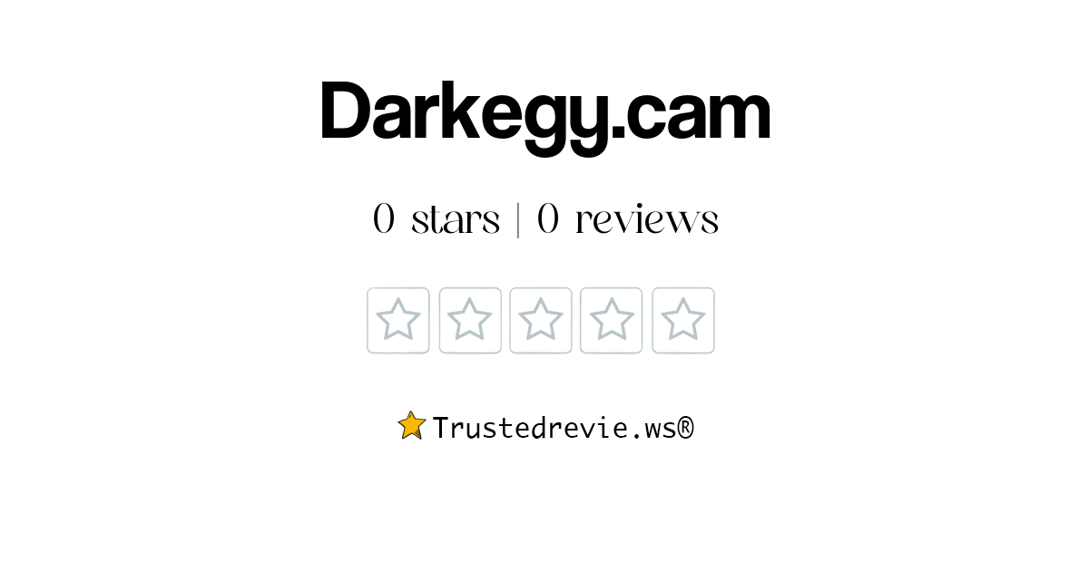 Darkegy.cam Review: Legit or Scam? [2025 New Reviews]