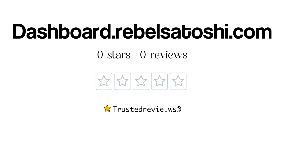 Dashboard.rebelsatoshi.com Review: Legit or Scam? [2024 New Reviews]