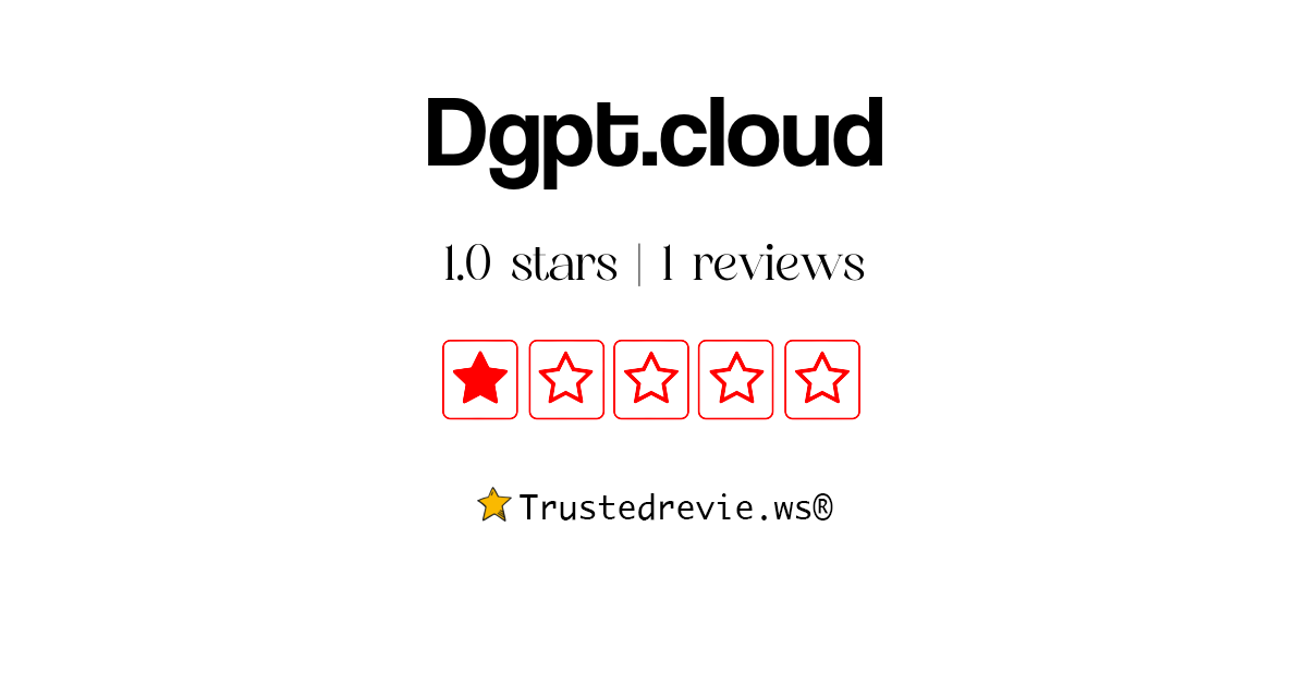 Dgpt.cloud Review: Legit or Scam? [2025 New Reviews]