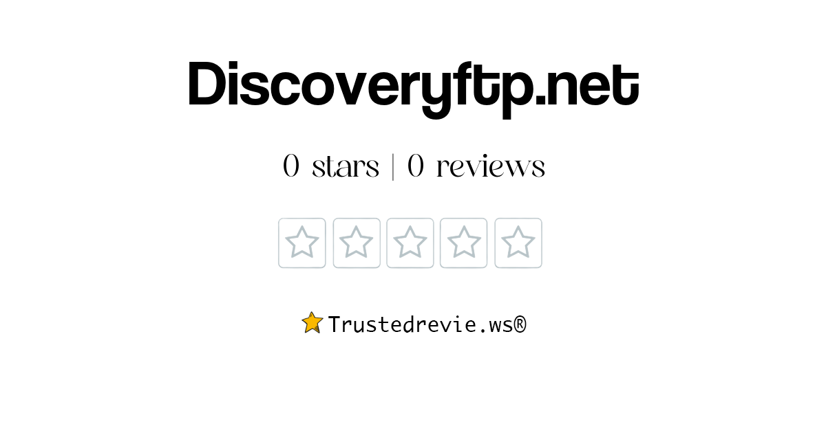 Discoveryftp.net Review: Legit or Scam? [2025 New Reviews]