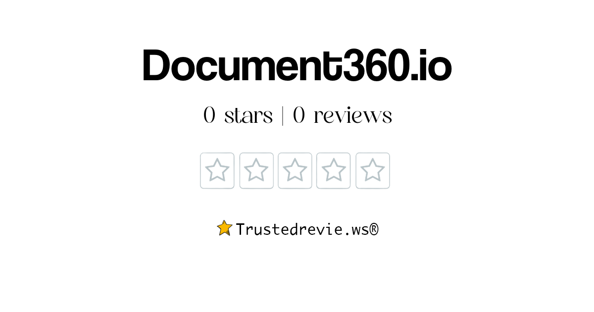 Document360.io Review: Legit or Scam? [2025 New Reviews]