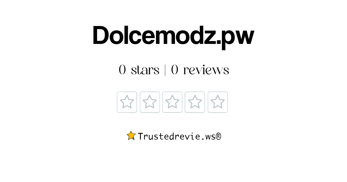 Dolcemodz.pw Review: Legit or Scam? [2026 New Reviews]