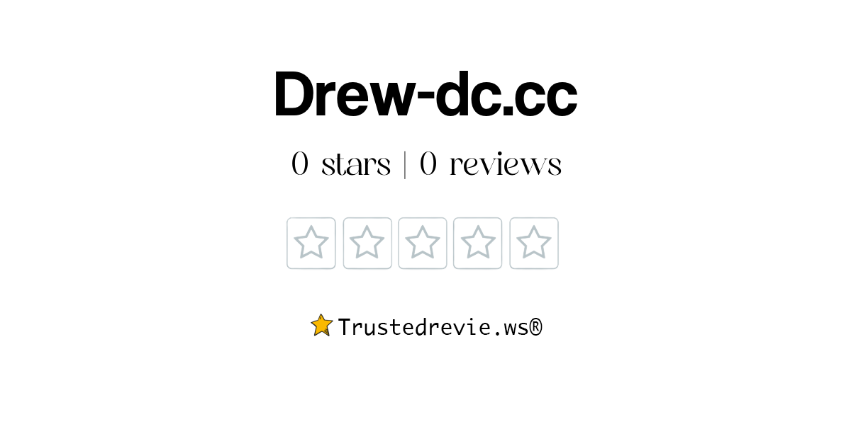 Drew-dc.cc Review: Legit or Scam? [2025 New Reviews]
