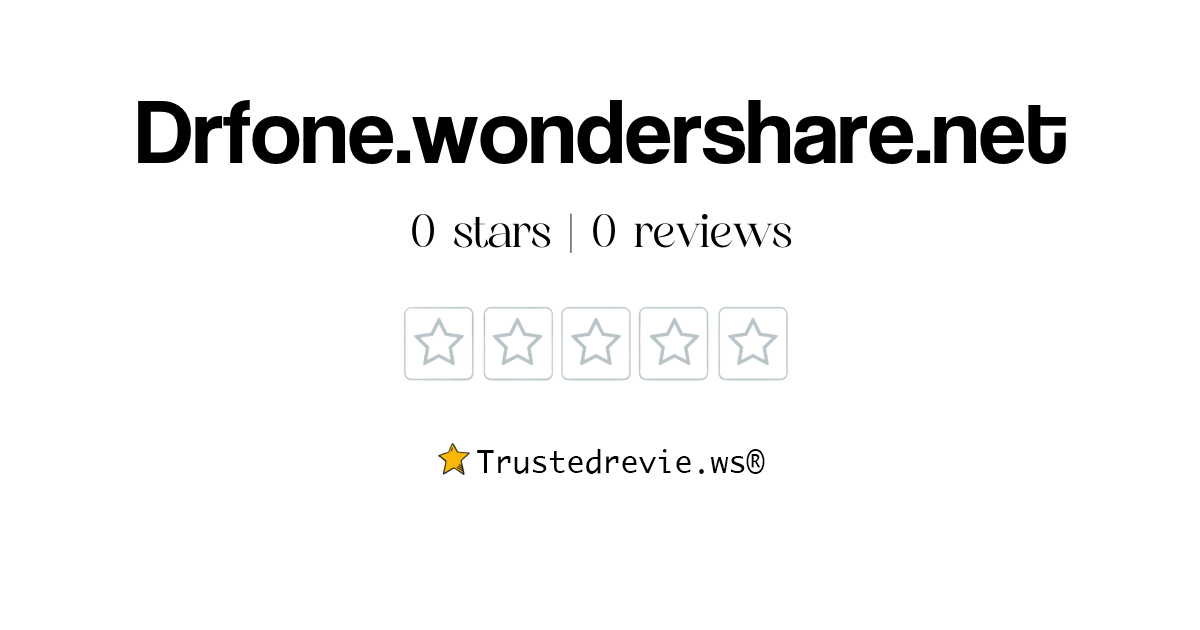 Drfone.wondershare.net - Ask Question