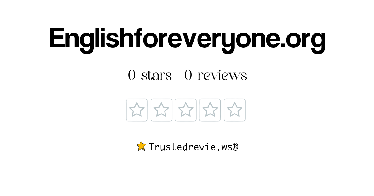 Englishforeveryone.org Review: Legit or Scam? [2026 New Reviews]