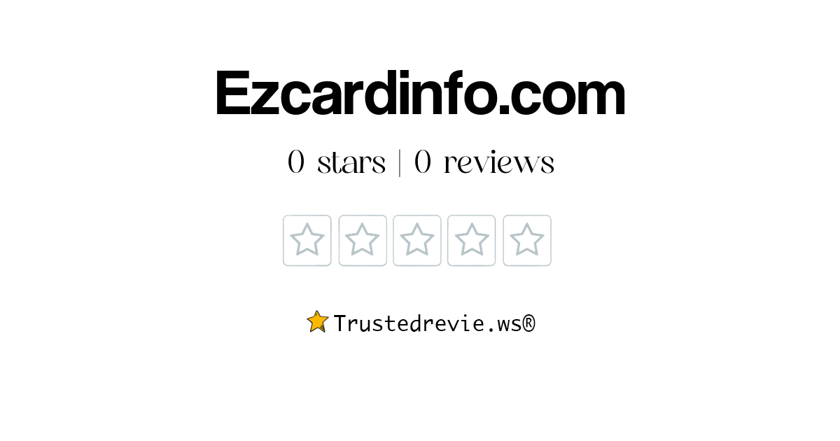 Ezcardinfo.com - Ask Question
