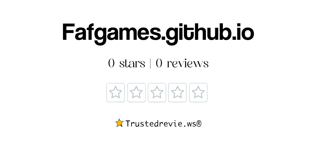 Fafgames.github.io Review: Legit or Scam? [2026 New Reviews]