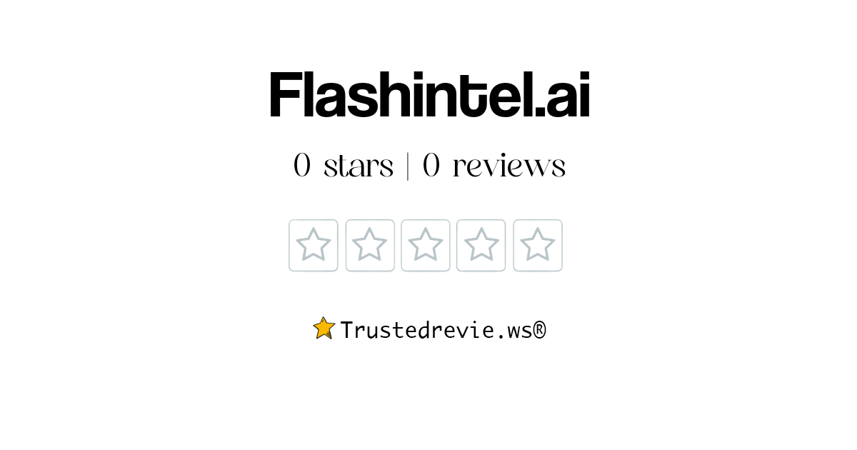 Flashintel.ai Review: Legit or Scam? [2024 New Reviews]