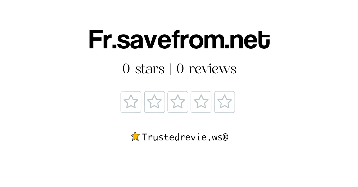 Fr.savefrom.net - Ask Question