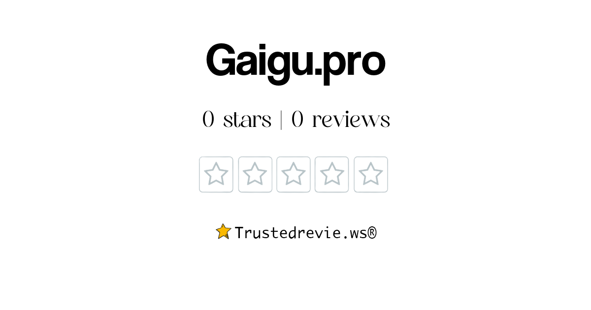 Gaigu.pro Review: Legit or Scam? [2026 New Reviews]