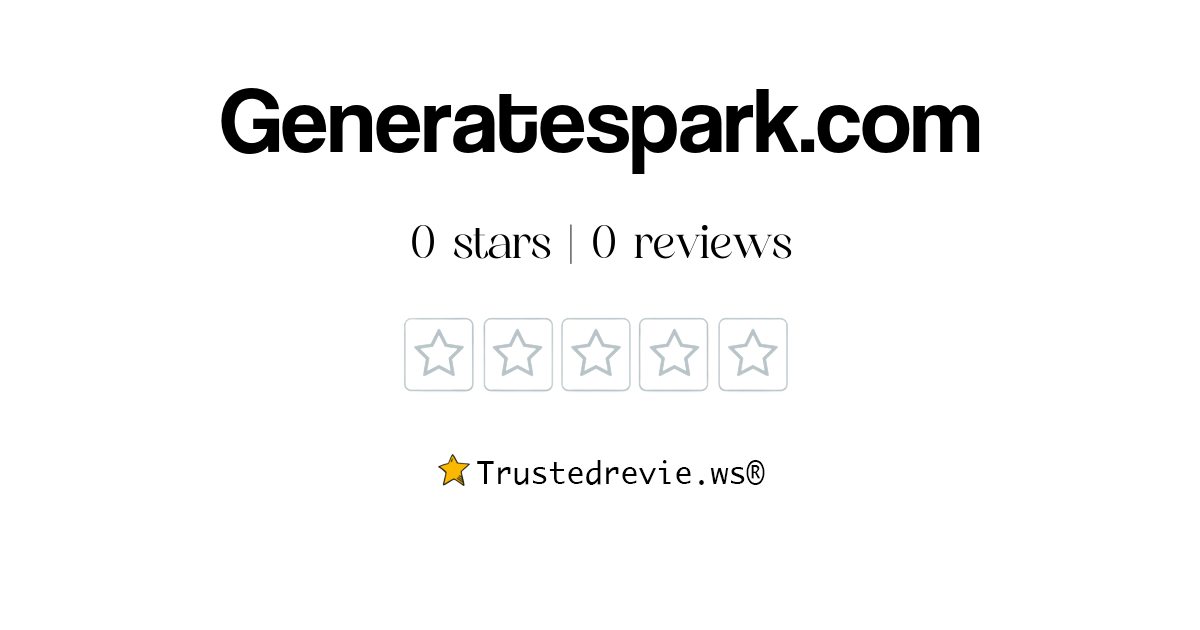 Generatespark.com Review: Legit or Scam? [2026 New Reviews]