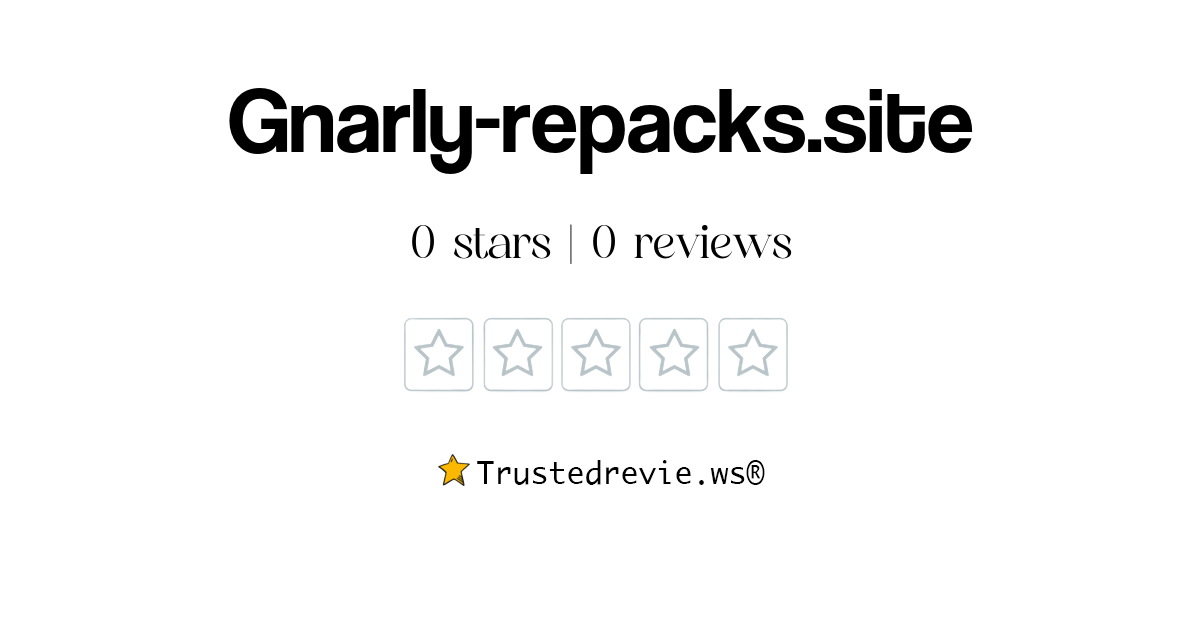 Gnarly-repacks.site Review: Legit or Scam? [2025 New Reviews]
