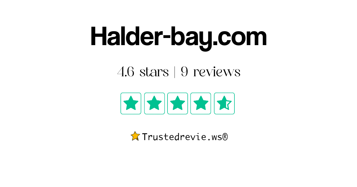 Halder-bay.com Review: Legit or Scam? [2024 New Reviews]