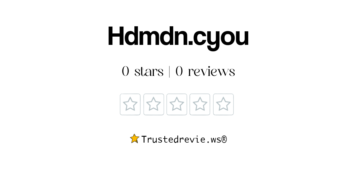 Hdmdn.cyou Review: Legit or Scam? [2025 New Reviews]
