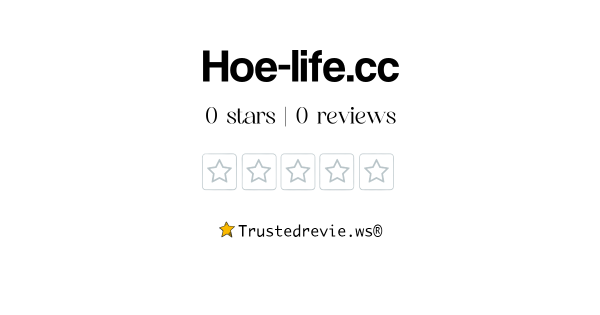 Hoe-life.cc - Ask Question