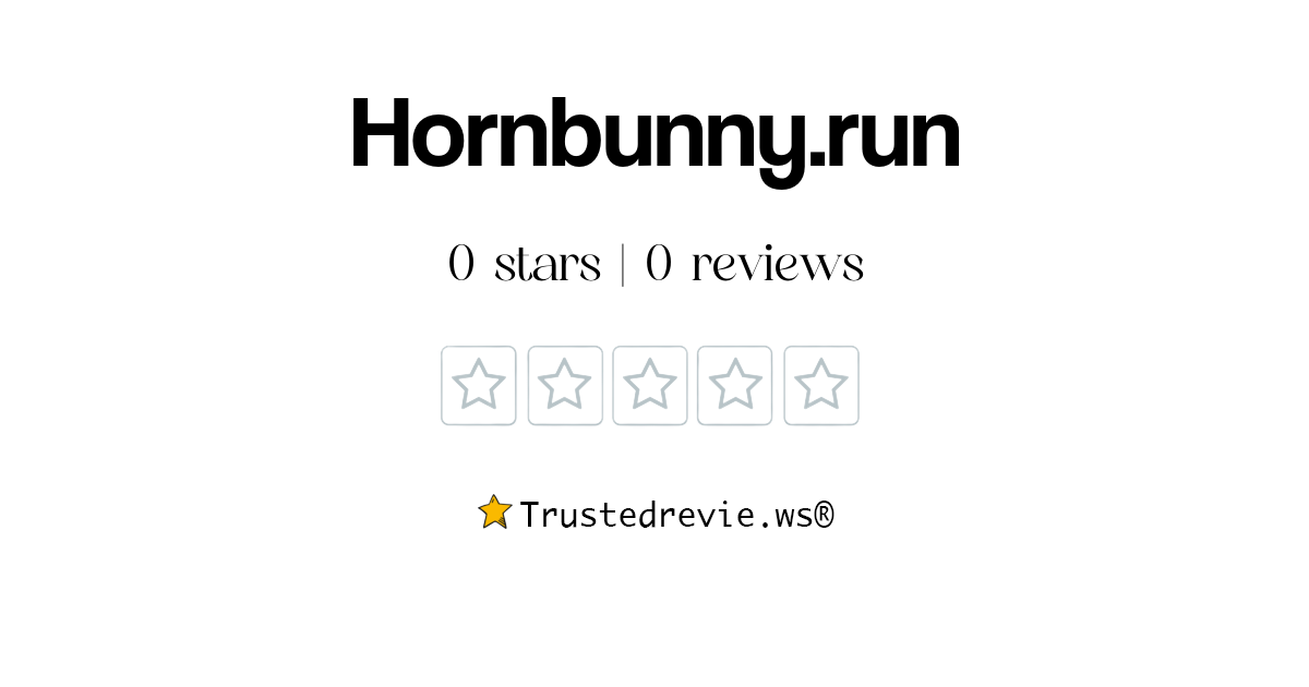 Hornbunny.run Review: Legit or Scam? [2025 New Reviews]