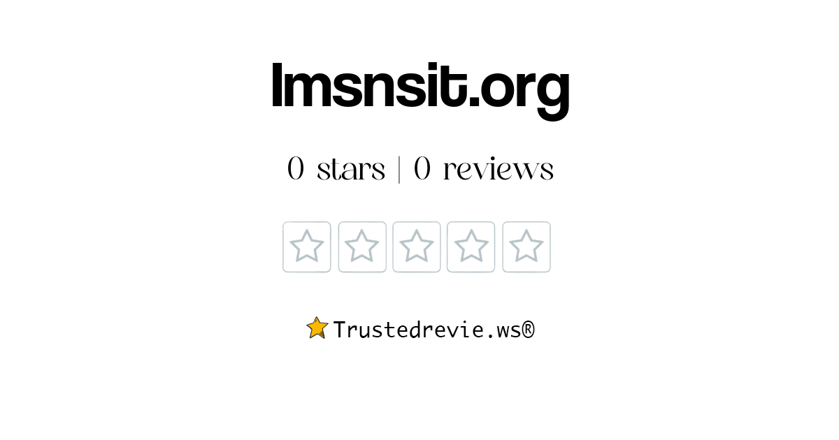 Imsnsit.org Review: Legit or Scam? [2025 New Reviews]