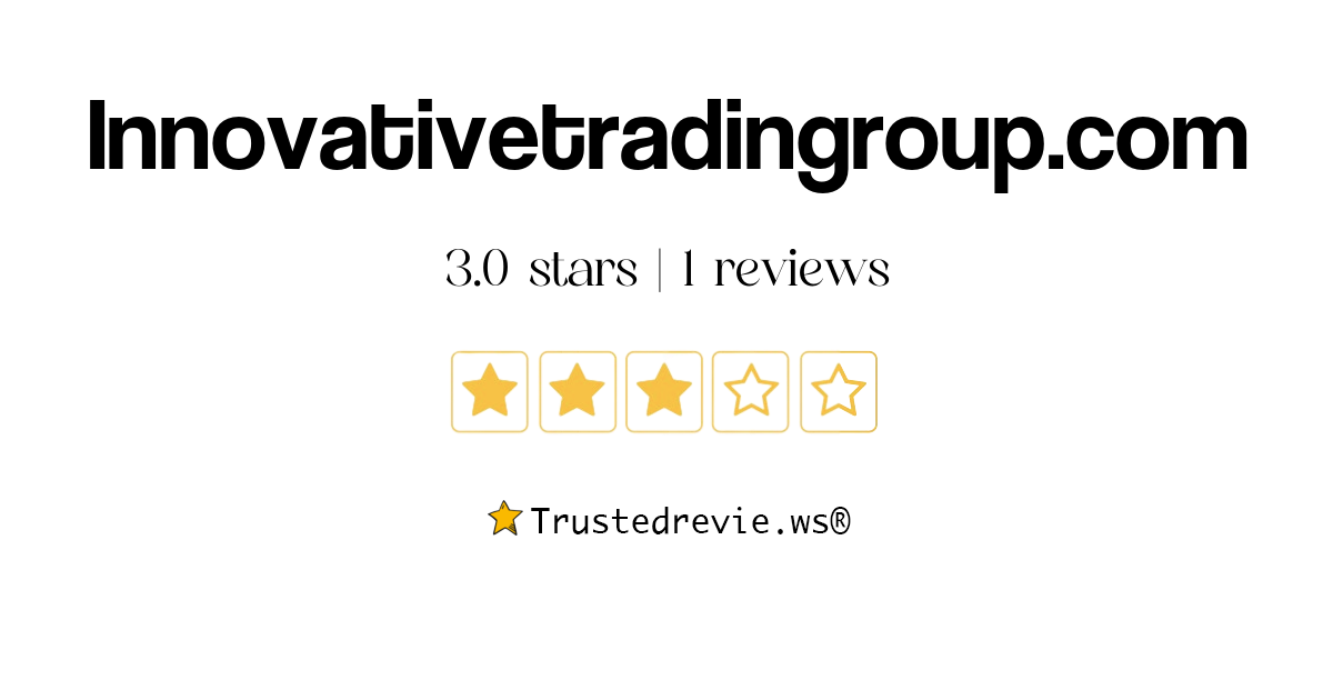 Innovativetradingroup.com Review: Legit or Scam? [2025 New Reviews]