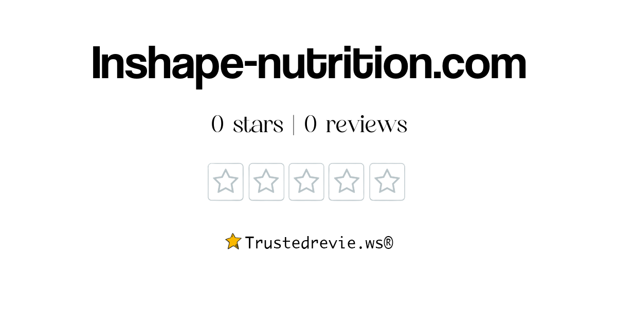 Inshape-nutrition.com - Ask Question