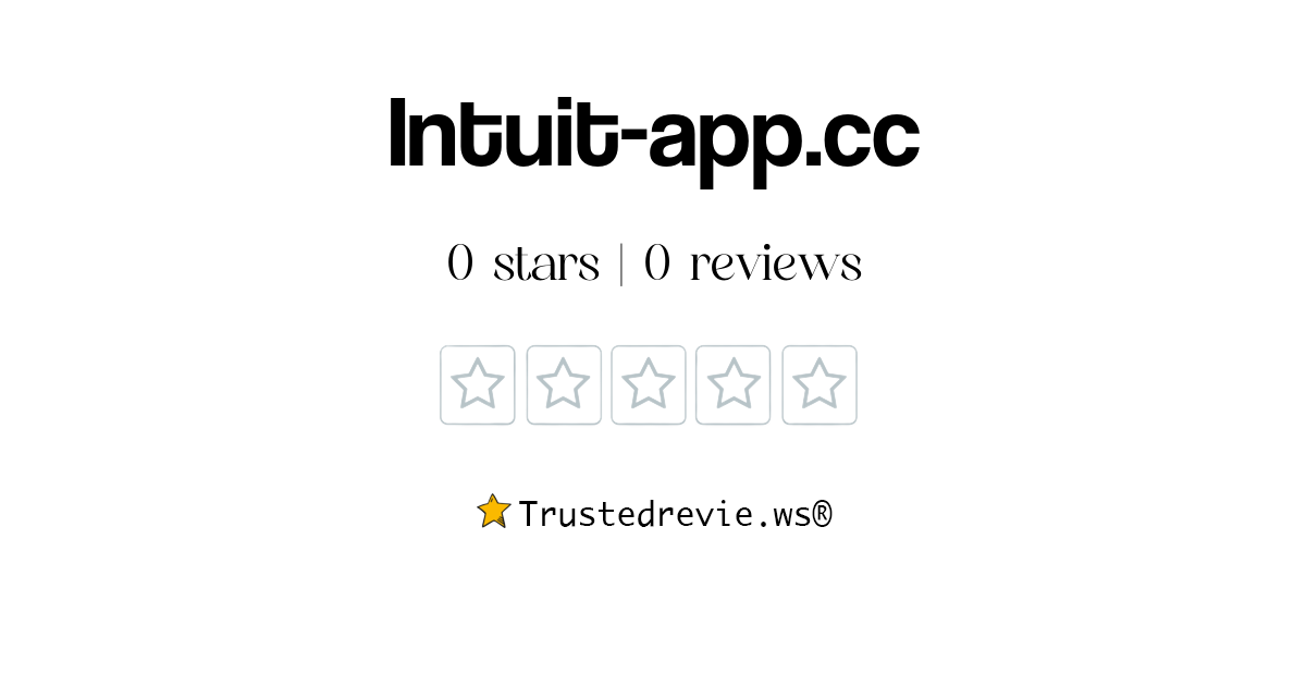 Intuit-app.cc Reviews & Scams