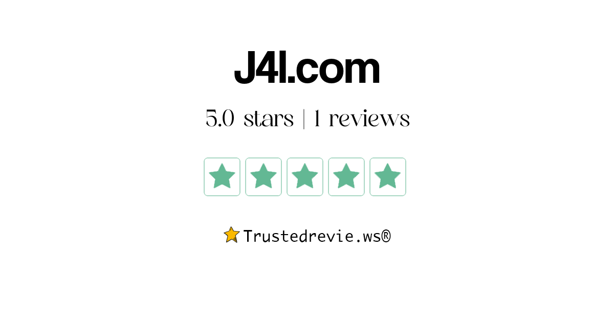 J4l.com Review: Legit or Scam? [2025 New Reviews]