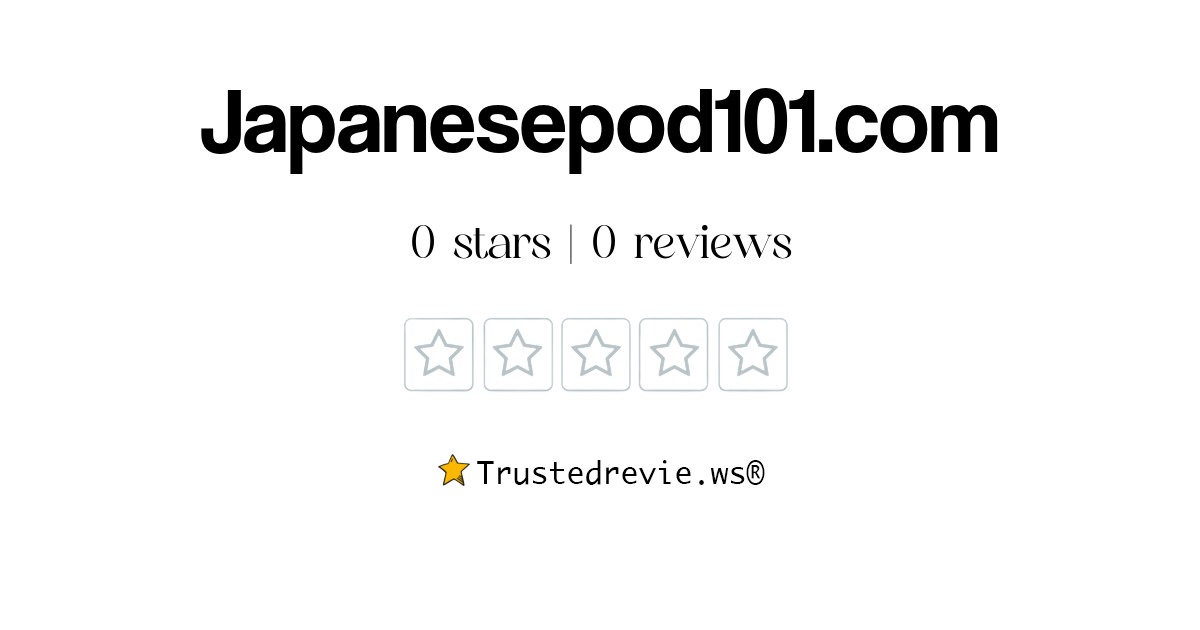 Japanesepod101.com Review: Legit or Scam? [2025 New Reviews]