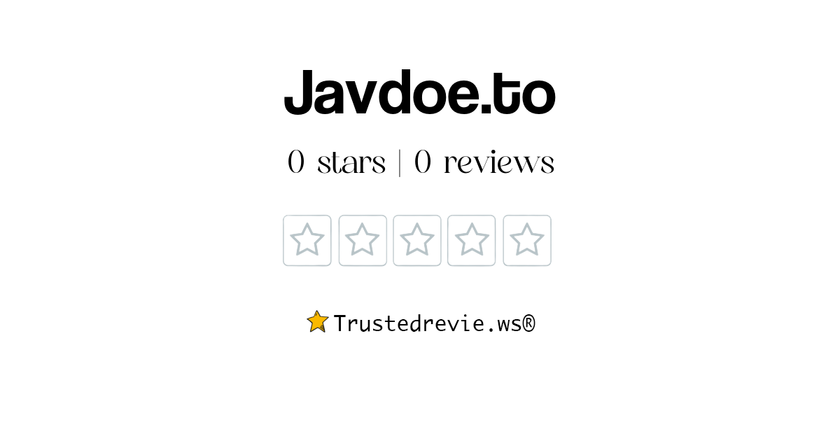 Javdoe.to Review: Legit or Scam? [2025 New Reviews]