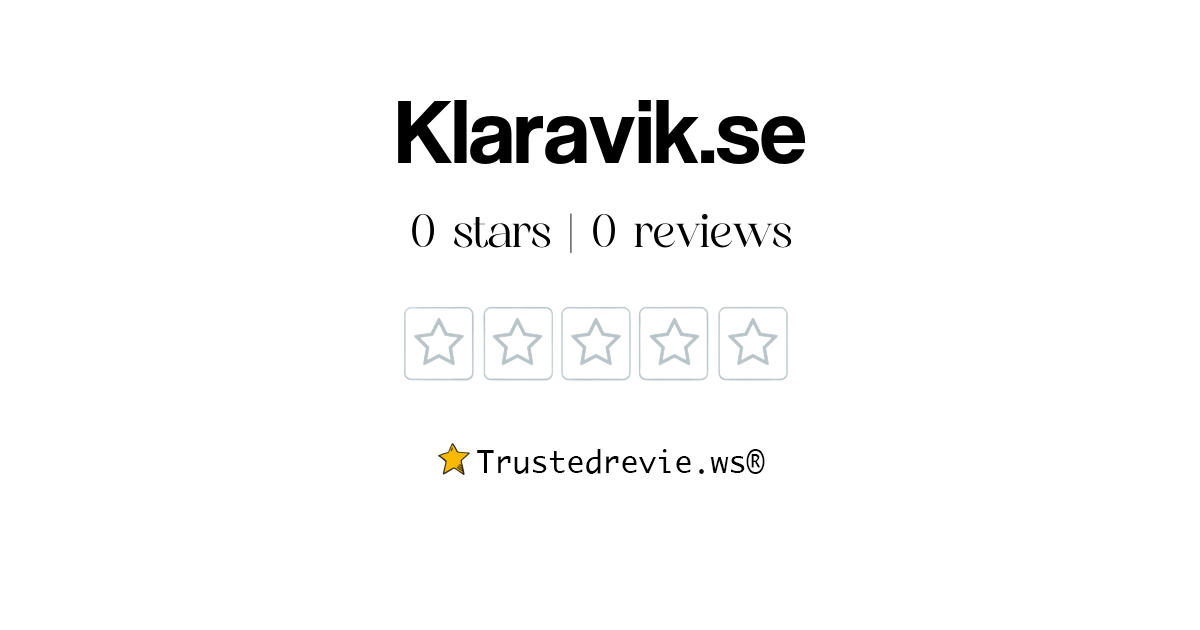 Klaravik.se Review: Legit or Scam? [2025 New Reviews]