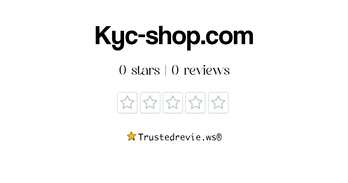 Kyc-shop.com Review: Legit or Scam? [2026 New Reviews]