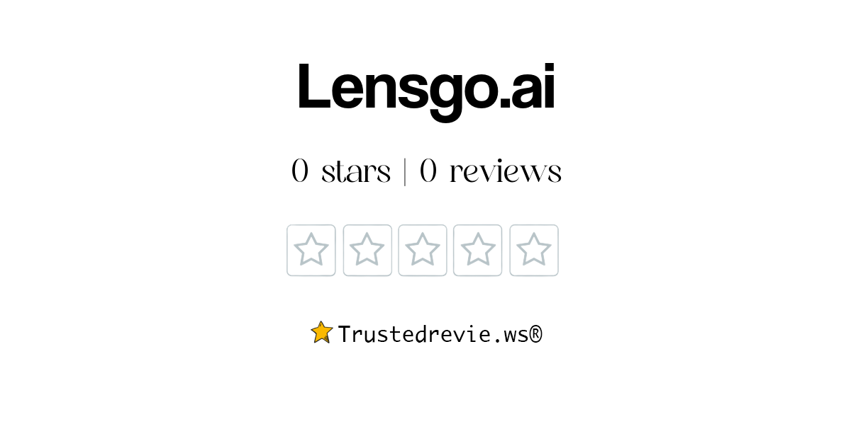 Lensgo.ai Review: Legit or Scam? [2025 New Reviews]